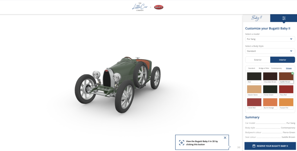 Bespoke Bugatti Brought to Life: The Little Car Company Launches ...
