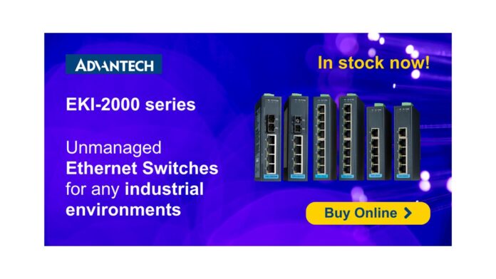 Advantech EKI-2000 Series of Industrial Unmanaged Ethernet Switches Available from Stock i4.0 ...