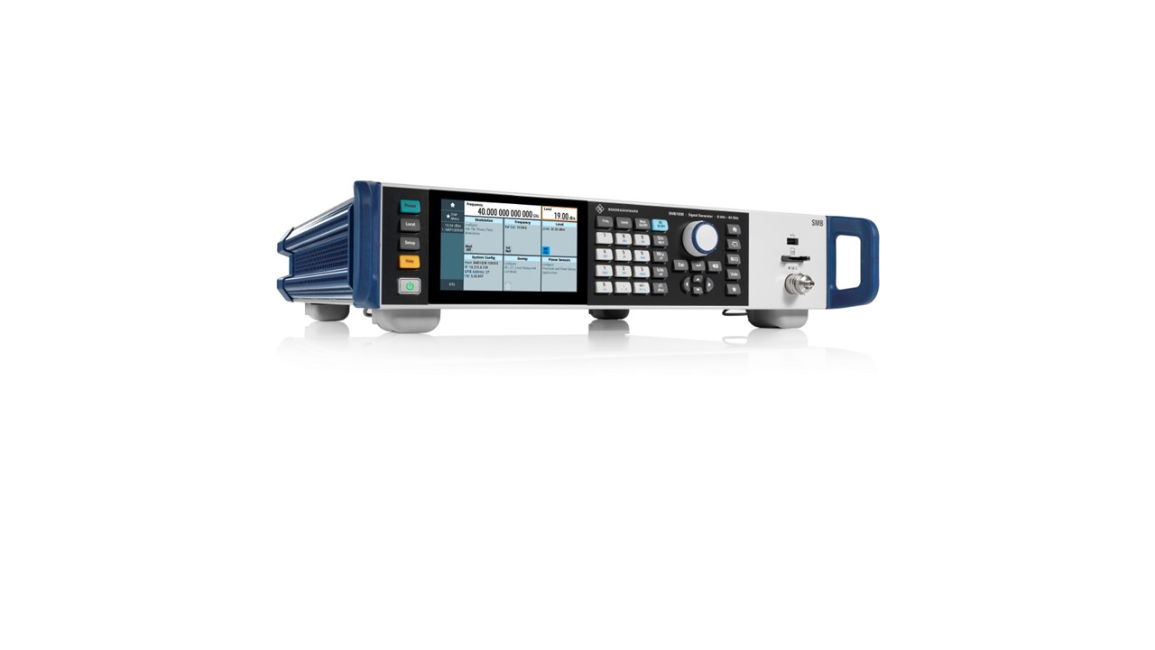 Rohde & Schwarz Introduces New R&S SMB100B Microwave Signal Generator ...