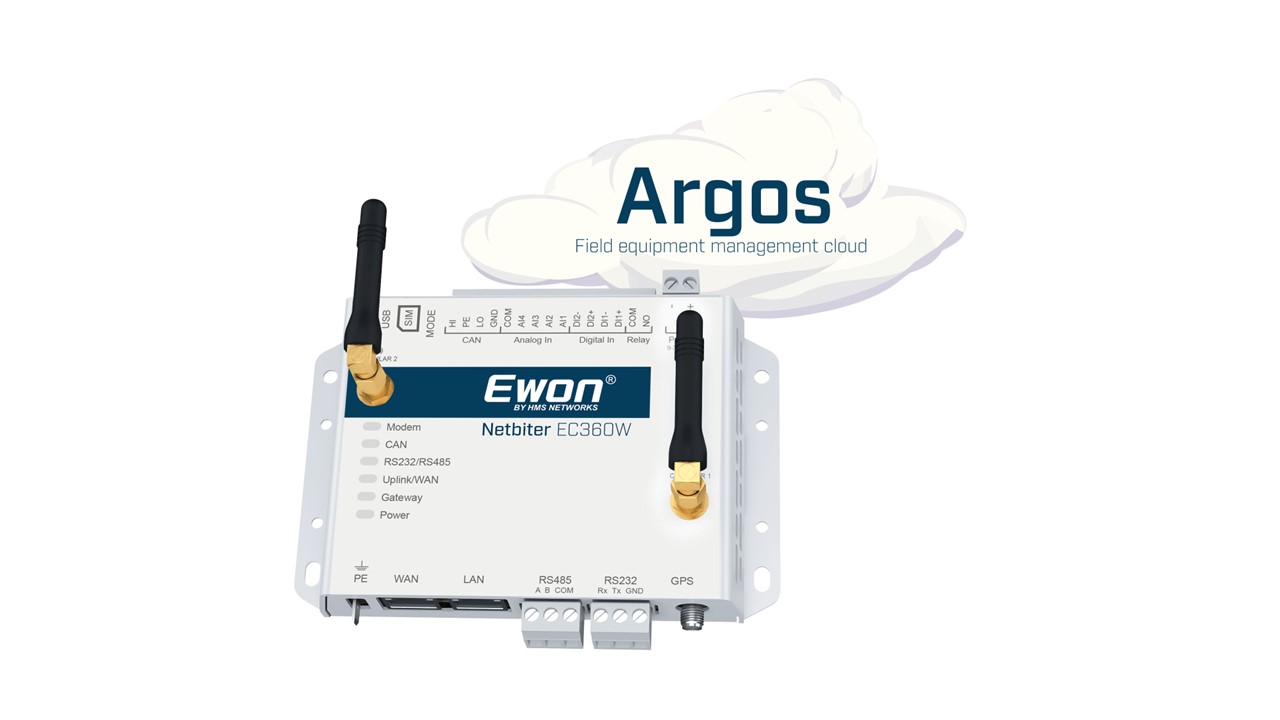 Ewon Netbiter EC360W with Revamped Argos Cloud Interface and New Mobile ...