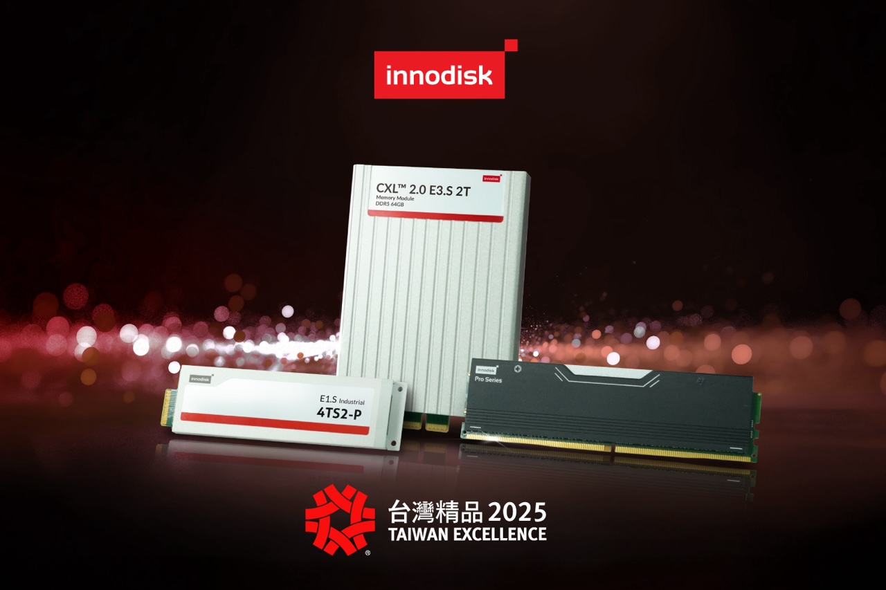 Innodisk Wins 2025 Taiwan Excellence Award for Three Major Memory and ...