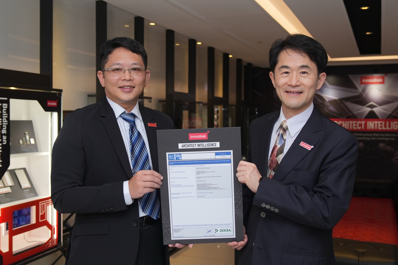 Innodisk Achieves IEC 62443-4-1 for Edge AI & Industrial Solutions